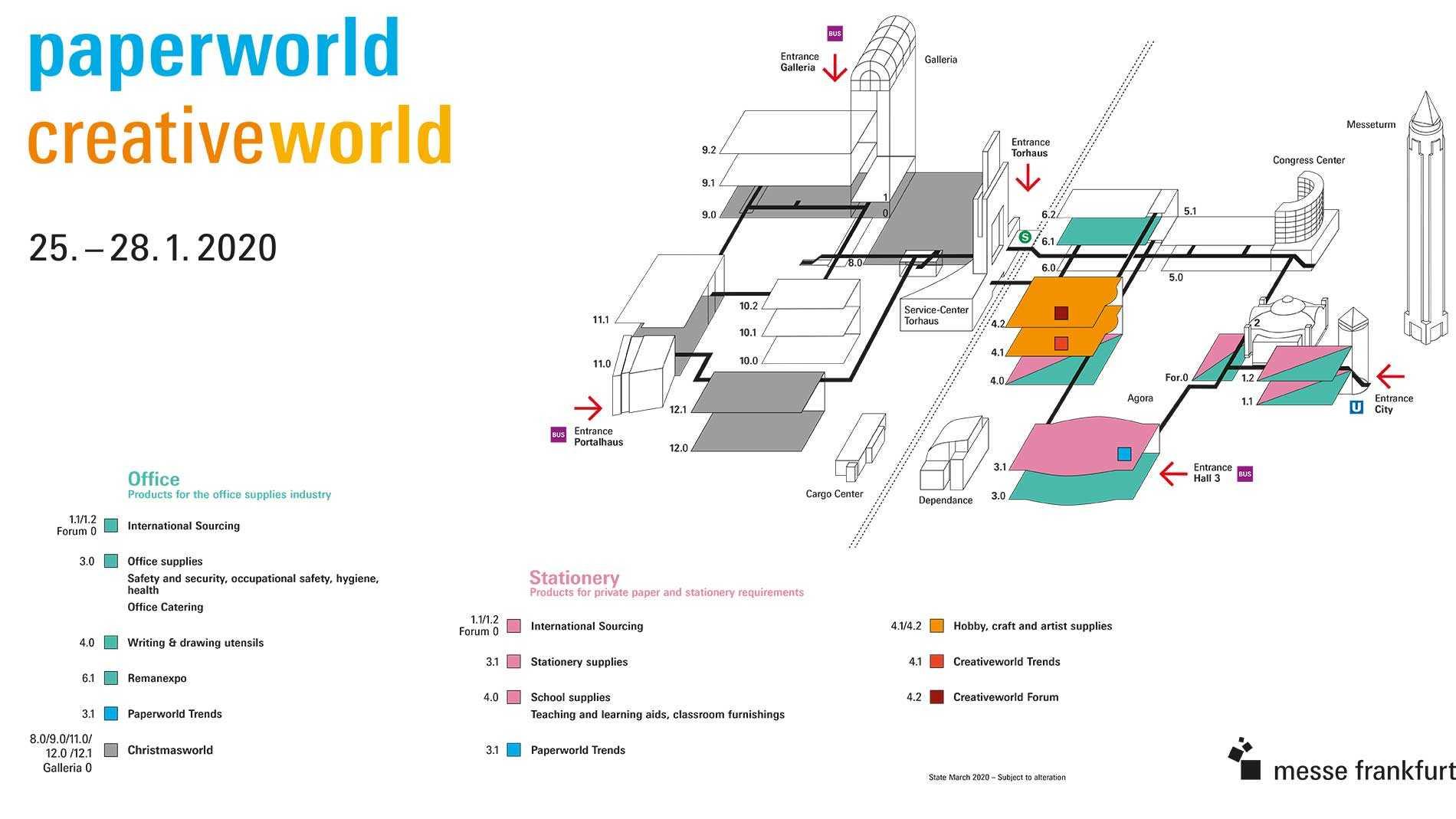Paperworld Frankfurt (Mar 2025), Frankfurt Deutschland - Messe