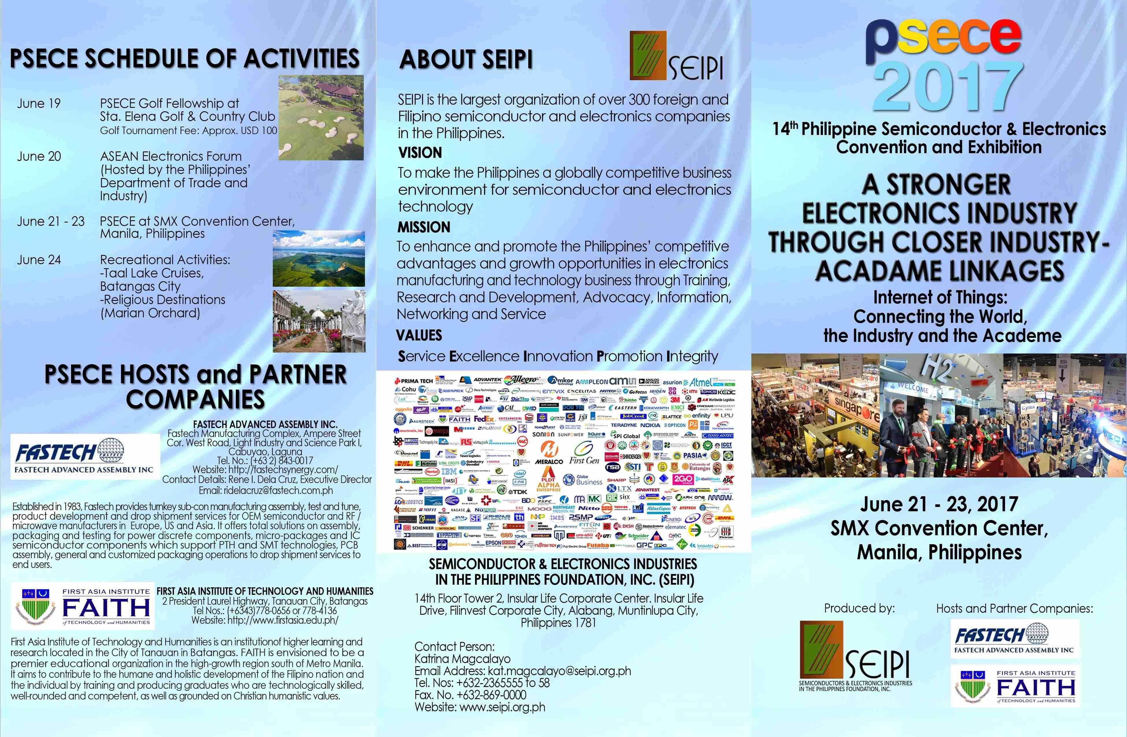 PSECE (Oct 2025), Philippine Semiconductor & Electronics Convention and ...