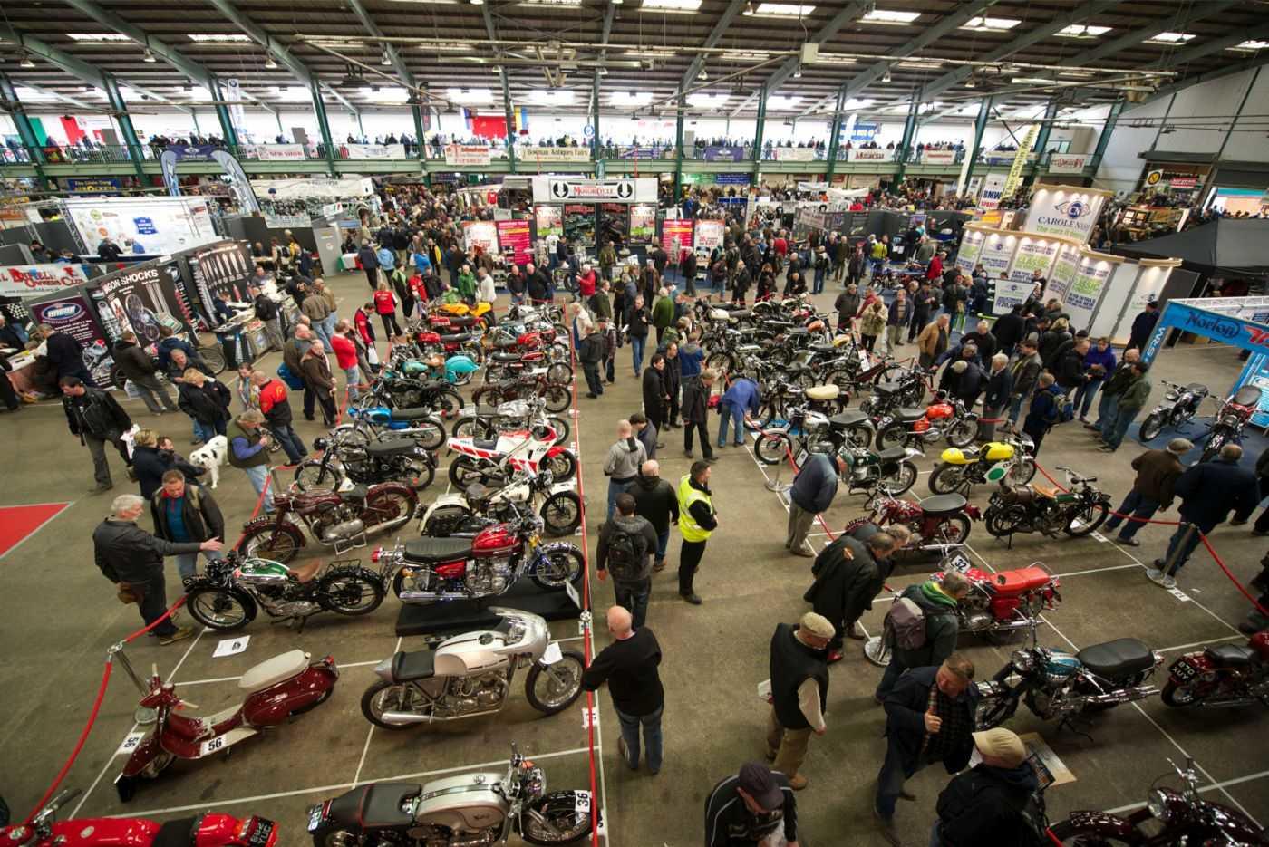 International Classic MotorCycle Show (Apr 2026), Stafford UK - Trade Show