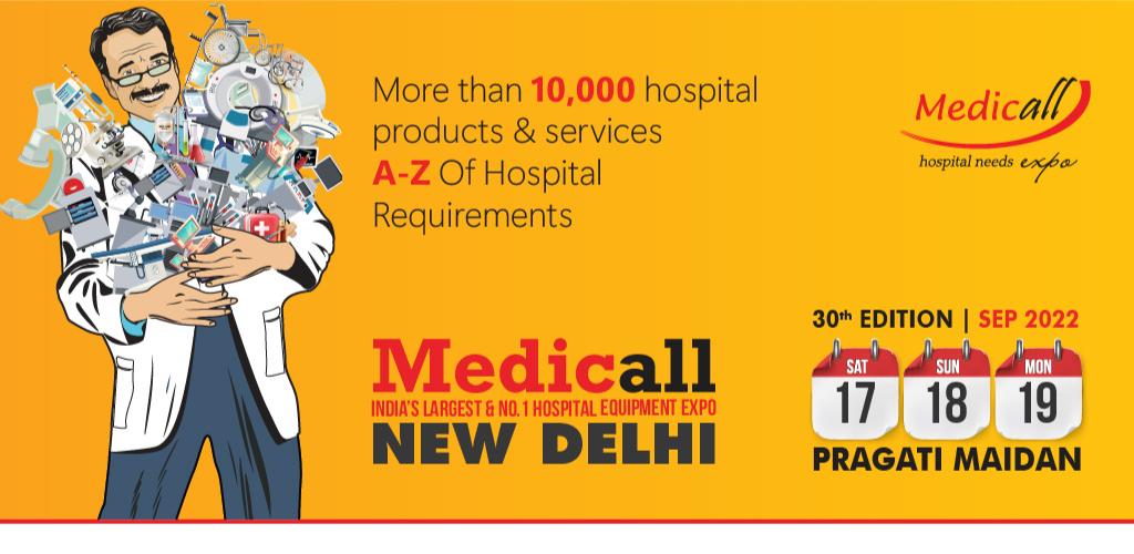 Medicall Expo (Sep 2022), Medicall Delhi, New Delhi India - Trade Show