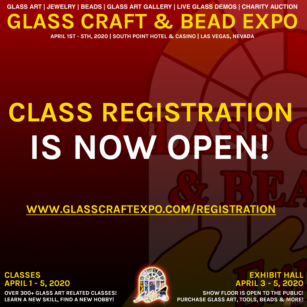 GCBE (Apr 2026), Glass Craft & Bead Expo, Las Vegas USA - Workshop