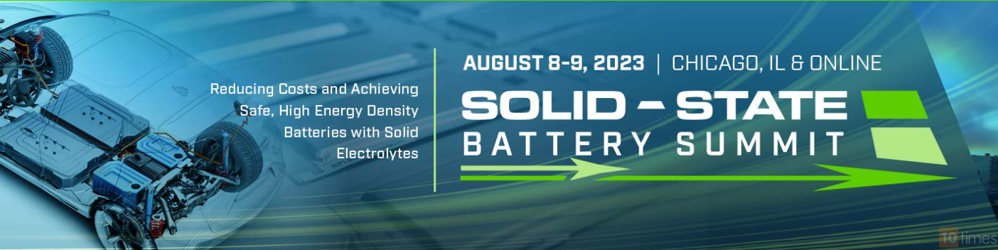 CET4SolidState (Aug 2024), Solid-State Battery Summit, Chicago USA - Conference