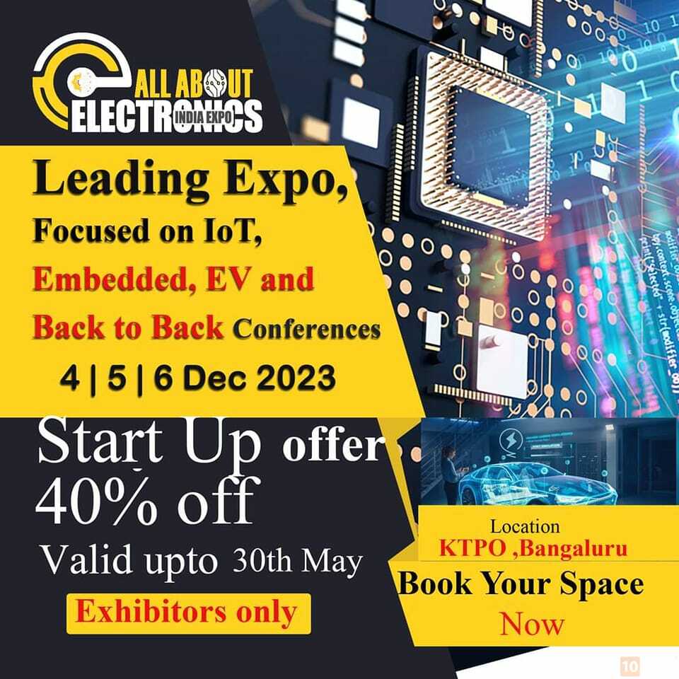 All About Electronics India Expo (Oct 2024), Bengaluru India - Trade Show