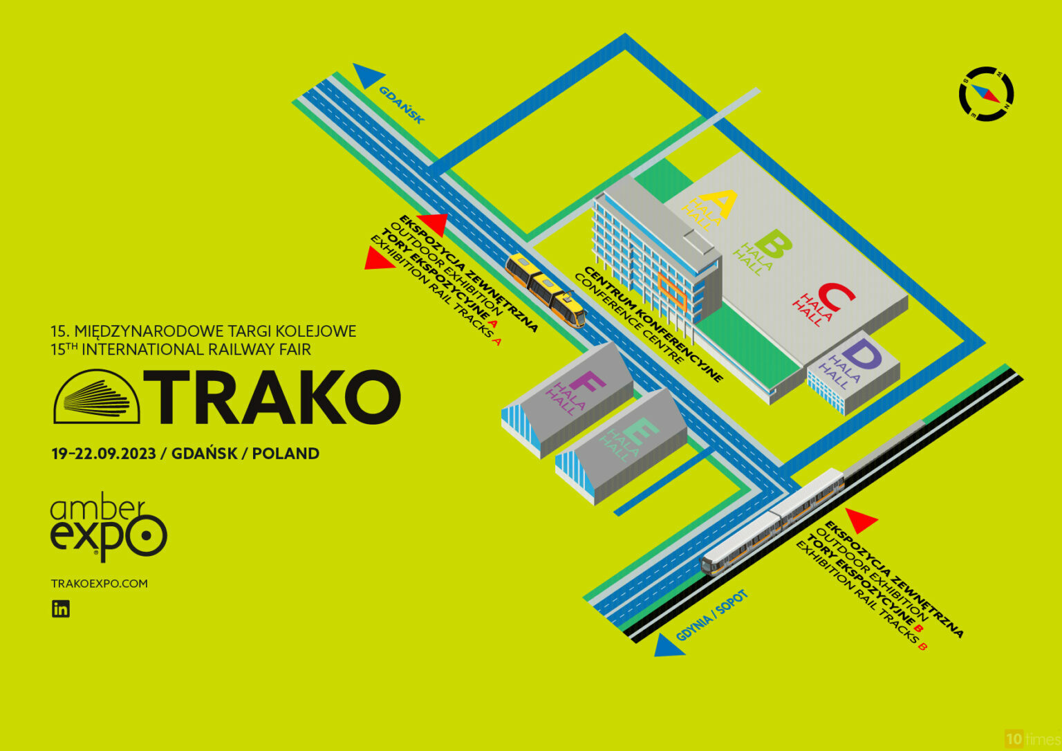 Trako (Sep 2026), International Railway Fair, Gdańsk Poland - Trade Show