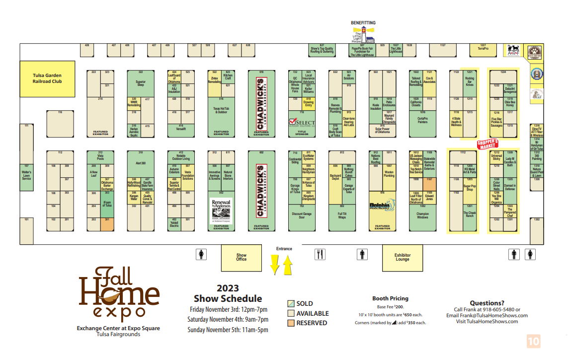 Fall Home Expo (Nov 2024), Tulsa USA - Trade Show