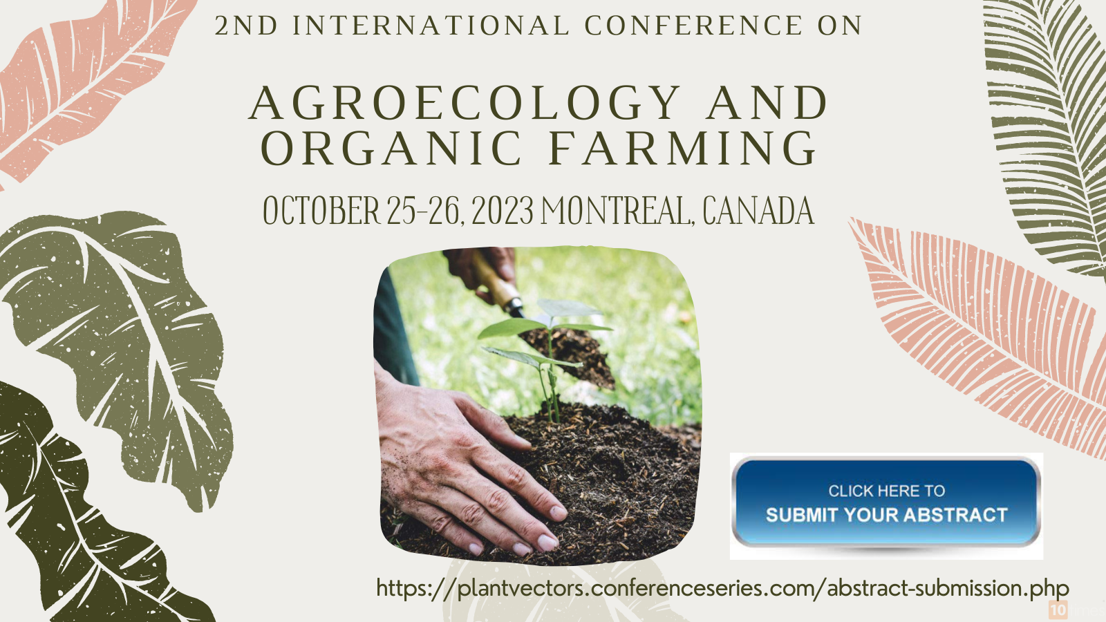 Organic Farming (Oct 2025), International Conference on Agroecology and ...