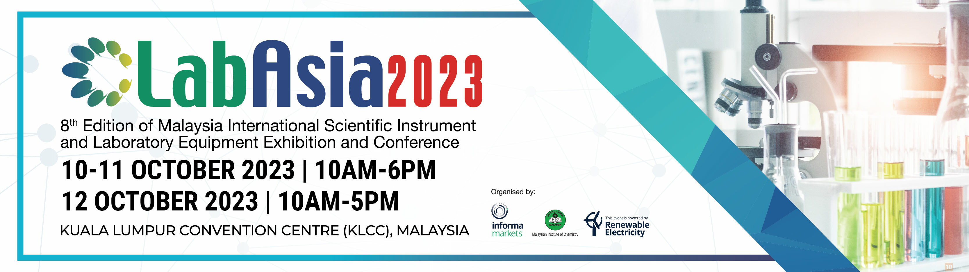 LabAsia (Jul 2027), Lab Asia, Kuala Lumpur Malaysia - Trade Show