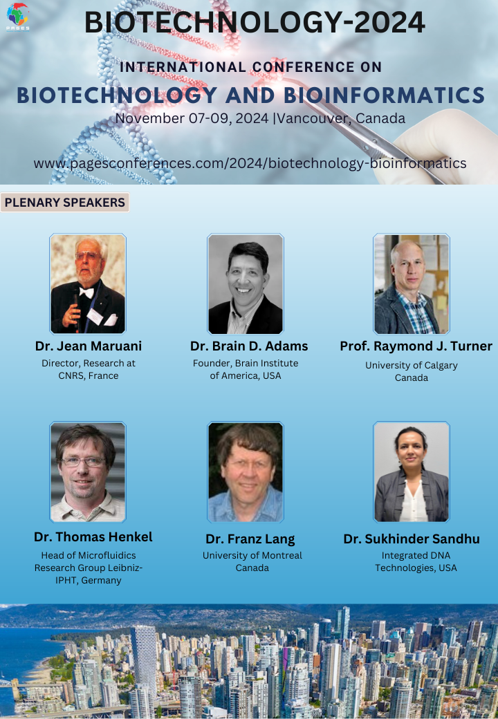 ICBB (Nov 2024), International Conference on Biotechnology and ...