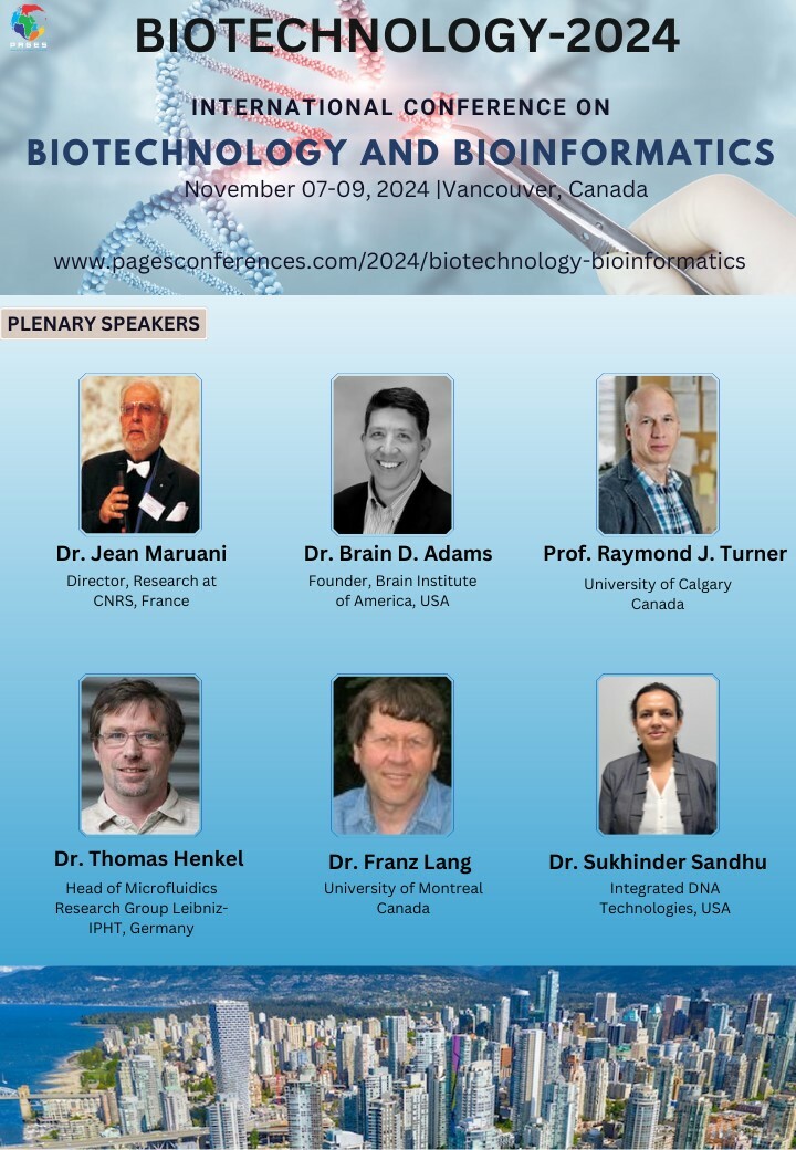 ICBB (Nov 2024), International Conference on Biotechnology and ...