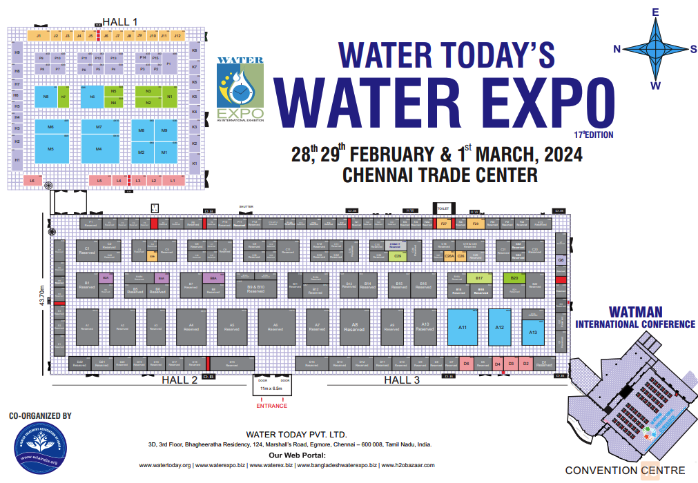 WATER TODAY'S WATER EXPO (Feb 2026), Chennai India - Trade Show