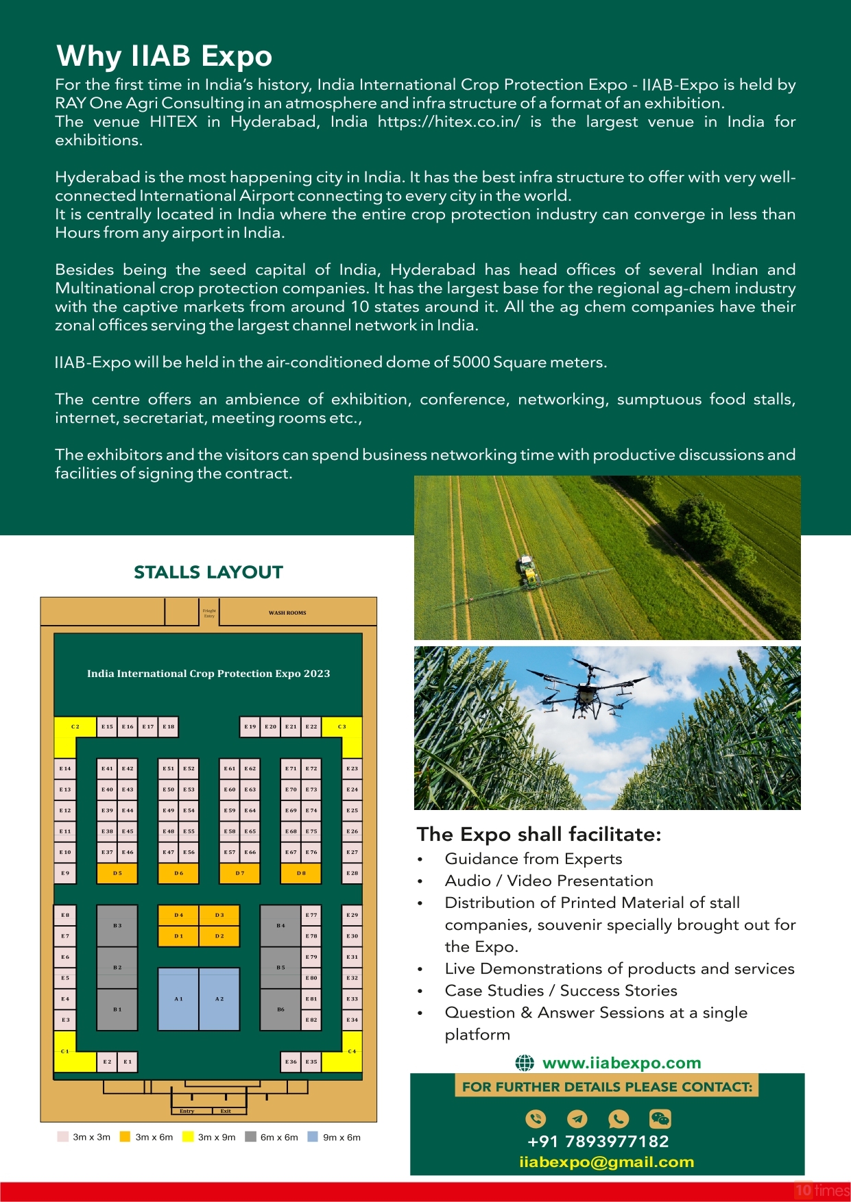 IIAB Expo (Aug 2024), India International Agri Business Expo, Hyderabad ...