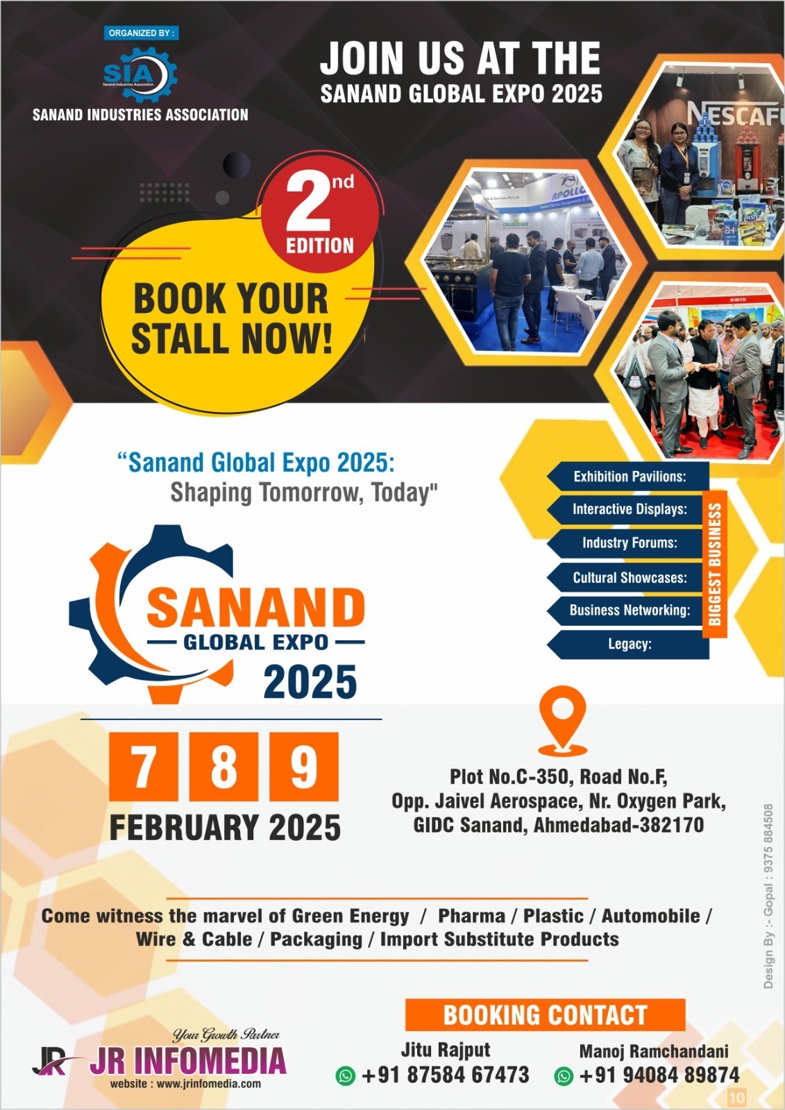Sanand Global Expo (Feb 2025), Sanand India - Trade Show