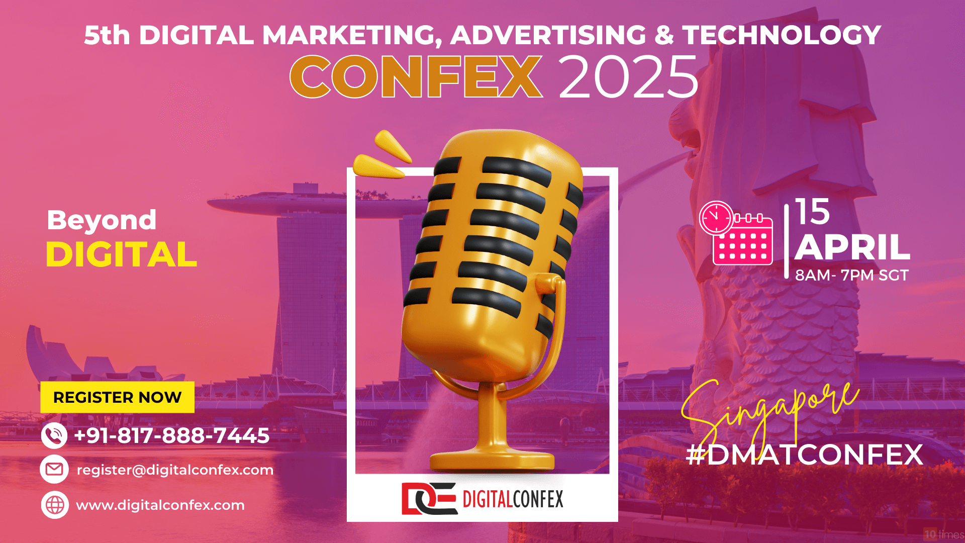 DMAT Confex (Apr 2025), Digital Marketing, Advertising & Technology Confex, Singapore - Trade Show
