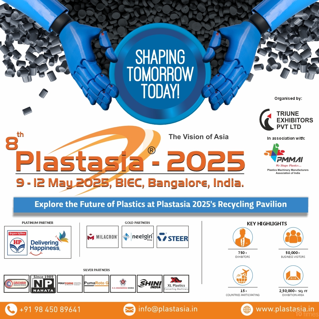 PLASTASIA (May 2027), Bengaluru India - Trade Show