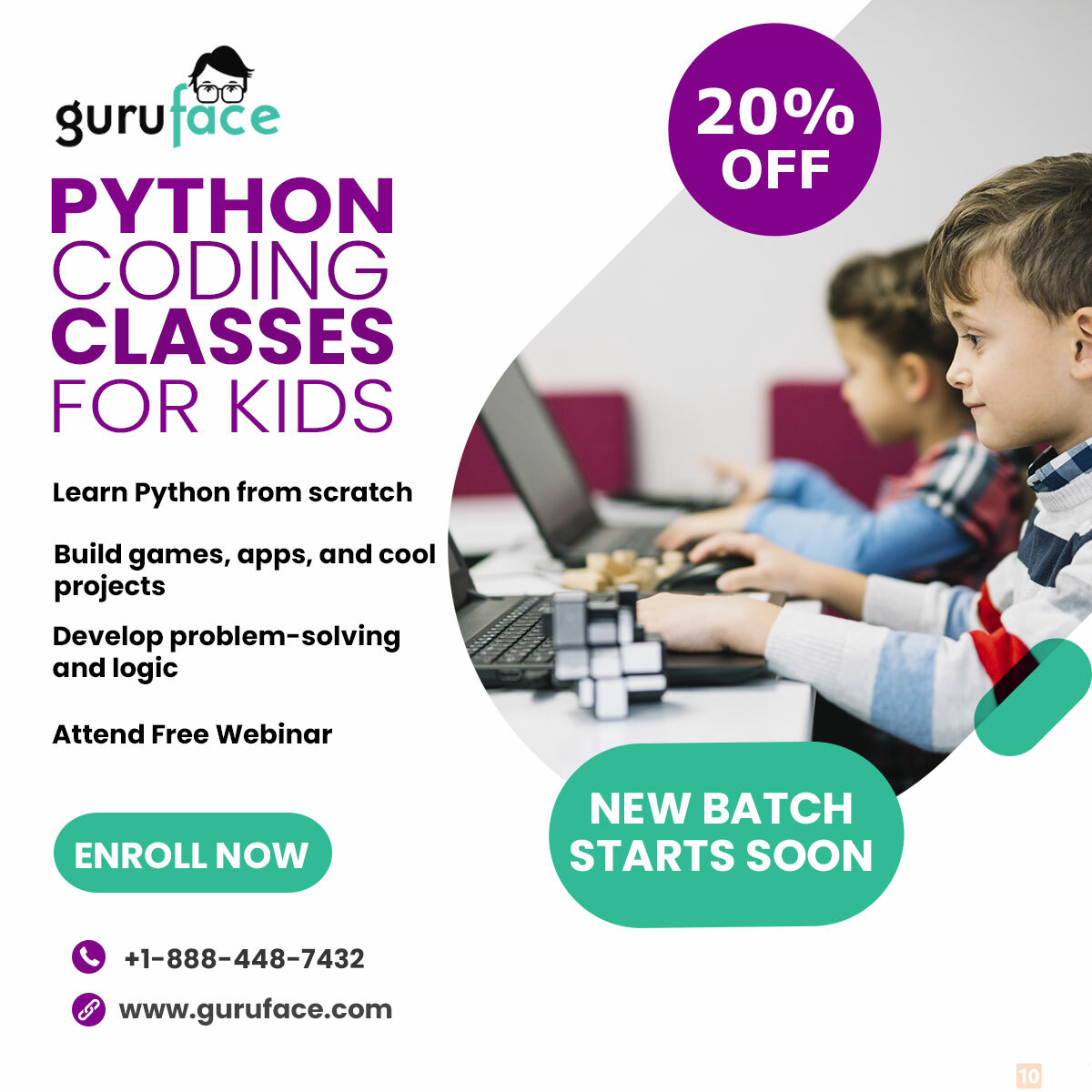 Python Coding Classes for Kids (Dec 2025), Online - Workshop