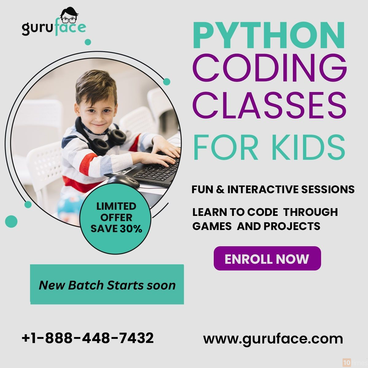 Python Coding Classes for Kids (Dec 2025), Online - Workshop